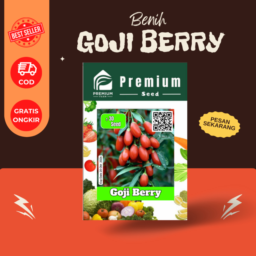 Jual Benih GOJI BERRY Buah Lebat Rasa Manis Dataran Rendah | Shopee ...