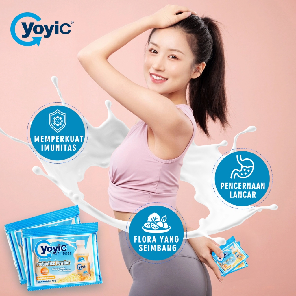 Jual 12Rb=5Sachet+6Botol[ YoyiC Probiotics Powder],Probiotik Bakteri Baik Mengatasi Masalah ...