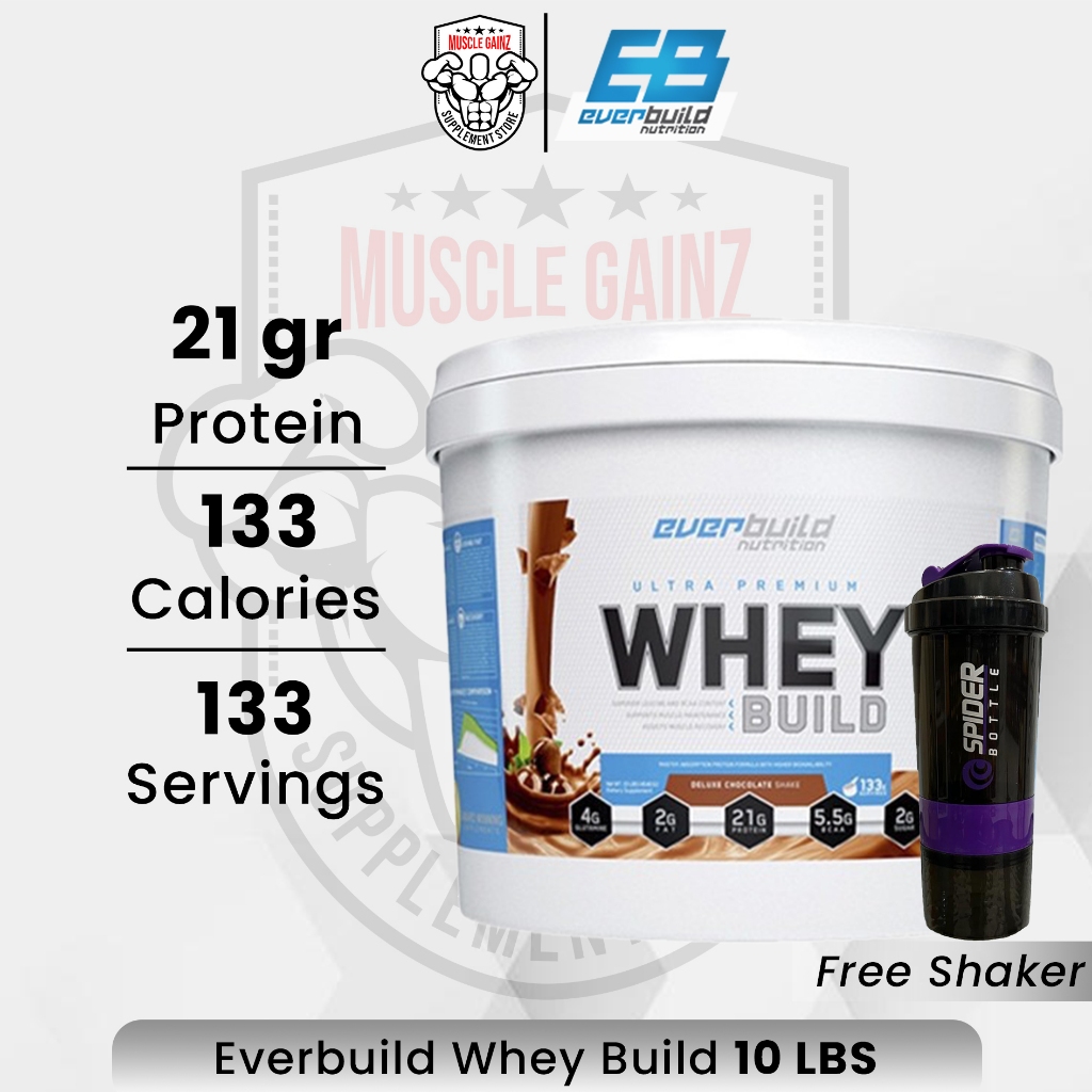 Jual Everbuild Whey Build 10 Lbs Whey Protein Susu Fitness Ever Build ...