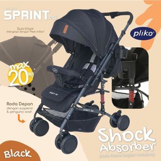 Jual Stroller Baby Pliko Sprint RX 379 / Sprint RH 389 / Gebeier 388 ...