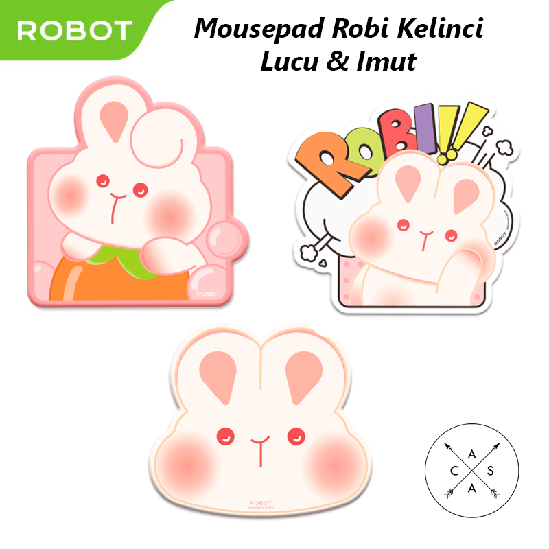 Jual Robot RP07 MousePad Robi Rabbit Kelinci Design Lucu Imut (Untuk Mouse M380 Mouse Pad ...