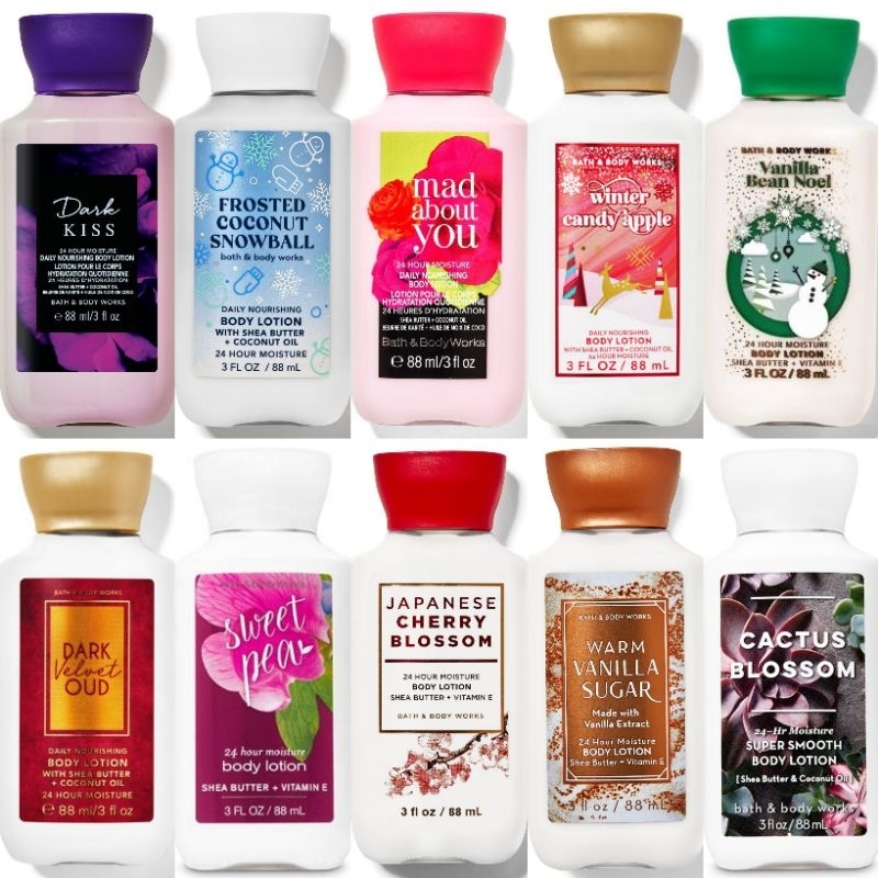 Jual BBW Bath and Body Works TRAVEL BODY LOTION 88 ml collection ...