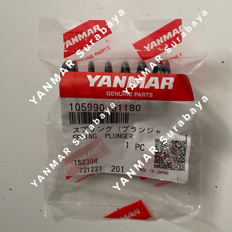 Jual Spring plunger Yanmar TF155/135 TS230/190 105990-51180 Original ...