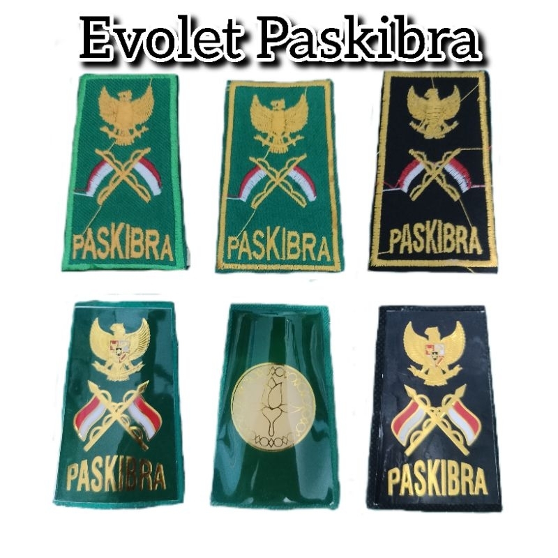 Jual Evolet Melati Pangkat Paskibra Garuda Bendera Bunga Melati Hijau ...