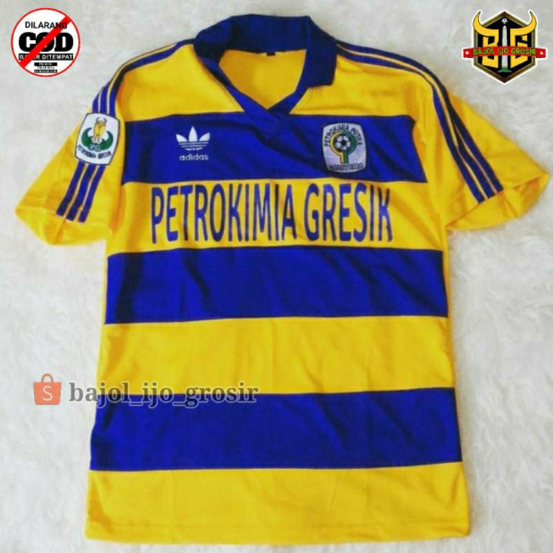 Jual Jersey PETROKIMIA Putra GRESIK Home 1998 Full PRINTING atau BORDIR ...