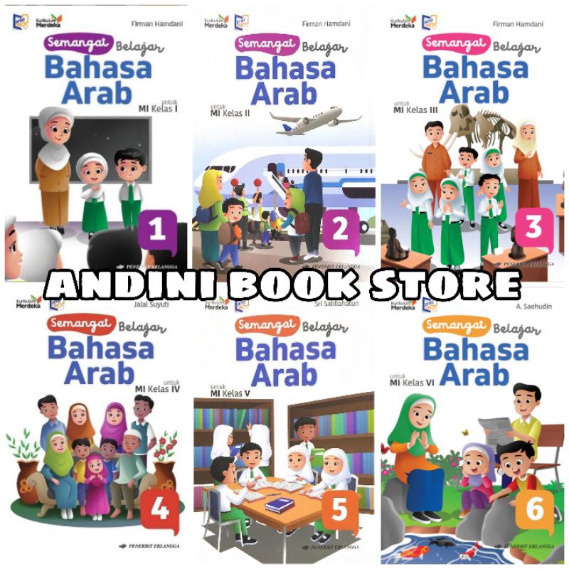 Jual BUKU SEMANGAT BELAJAR BAHASA ARAB KELAS 1 2 3 4 5 6 MI KURIKULUM MERDEKA ERLANGGA | Shopee ...
