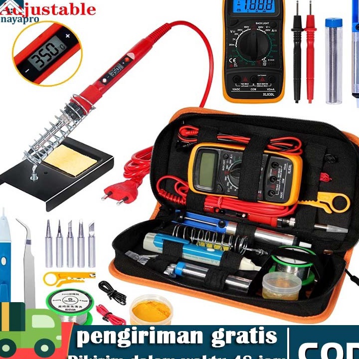 Jual READY STOK Multitester Digital Multimeter Digital Solder Listrik 6 ...