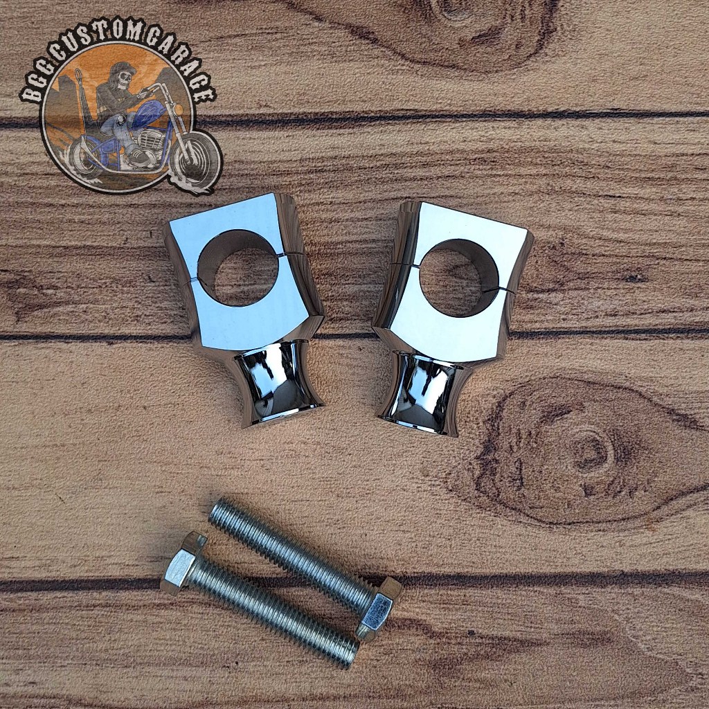 Jual Riser EVO 7cm Import . Raiser stang . Dudukan Setang Motor Custom ...