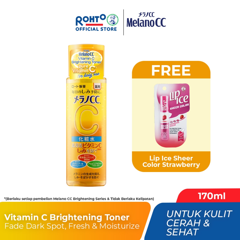 Jual Melano CC Vitamin C Brightening Toner 170 ml | Shopee Indonesia