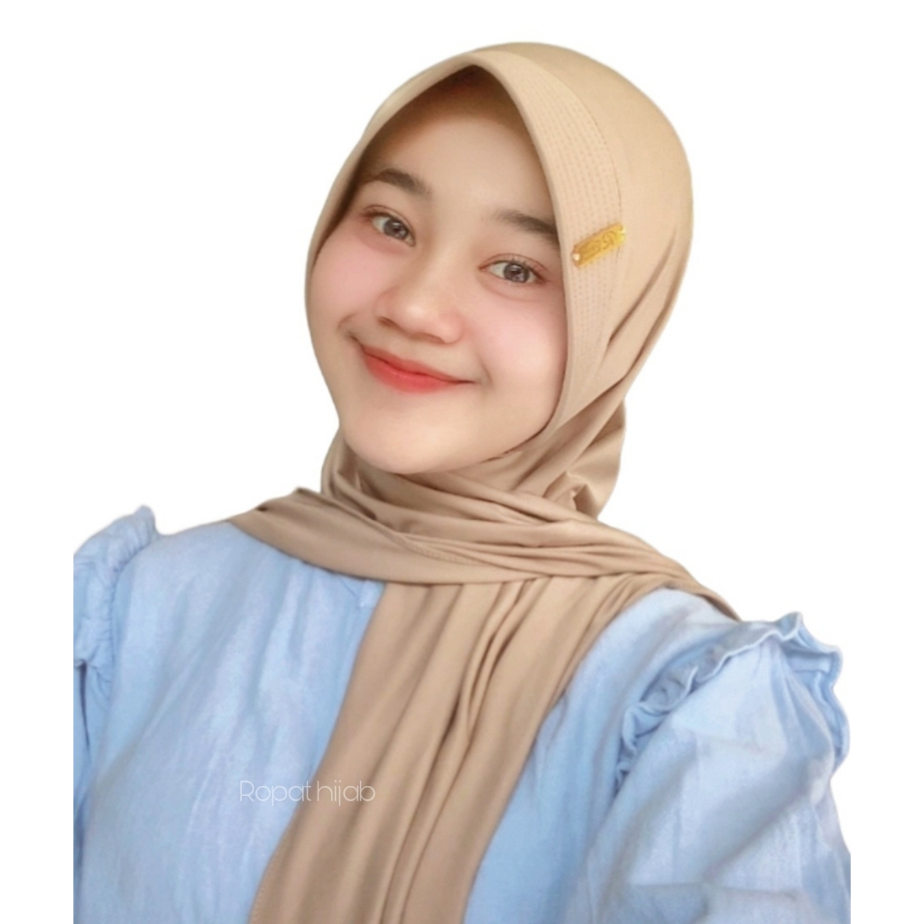 Jual 𝗥𝗼𝗽𝗮𝘁 - Pashmina Pet Oval Instan Pashmina Pad Oval Jersey Balleryna pad antem oval Amina ...