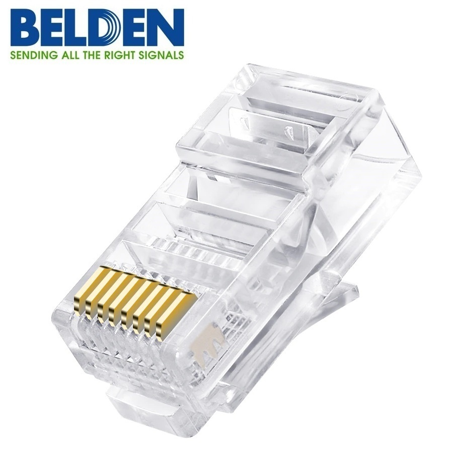 Jual BELDEN Cat5E / Cat6 Konektor Modular Plug Rj45 - Eceran | Shopee ...