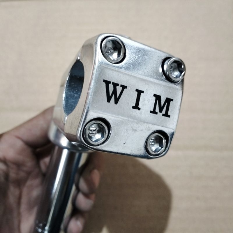 Jual Stem BMX alloy stem TAHU stem kotak stem bmx WIM cycle jadul stem ...