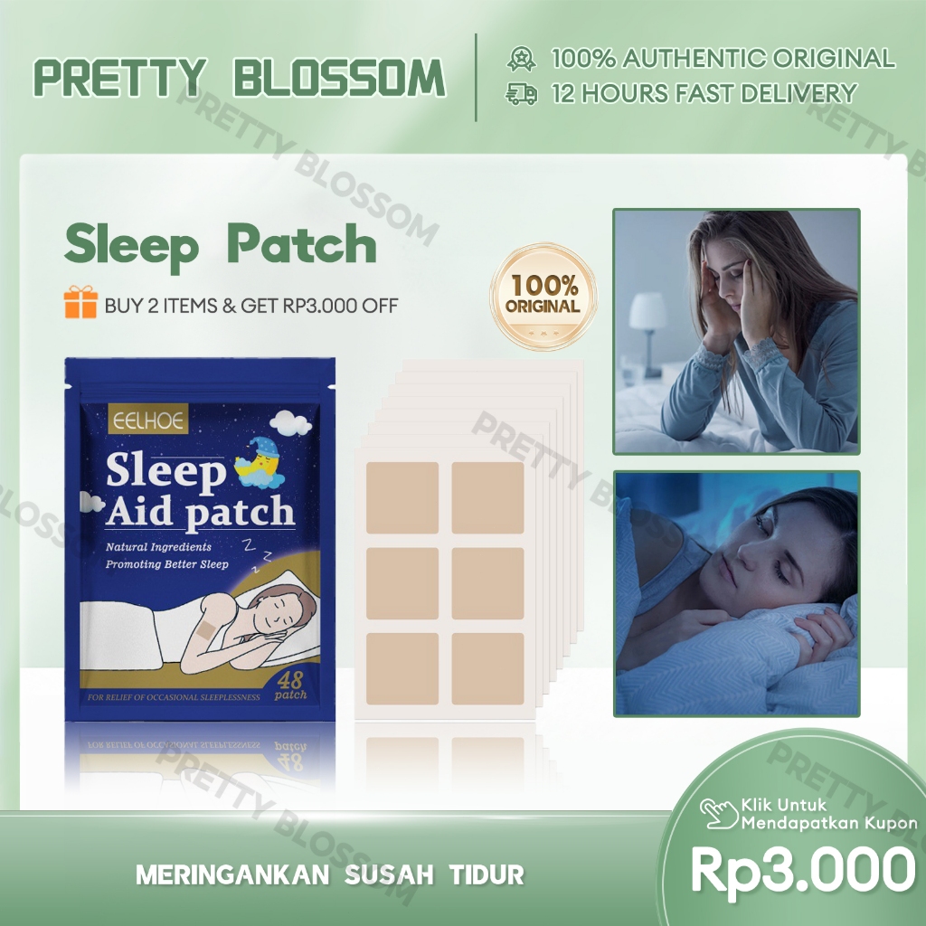 Jual EELHOE Sleep Patch 48pcs Sleep Aid Patch Anti Insomnia Sleep Patch ...