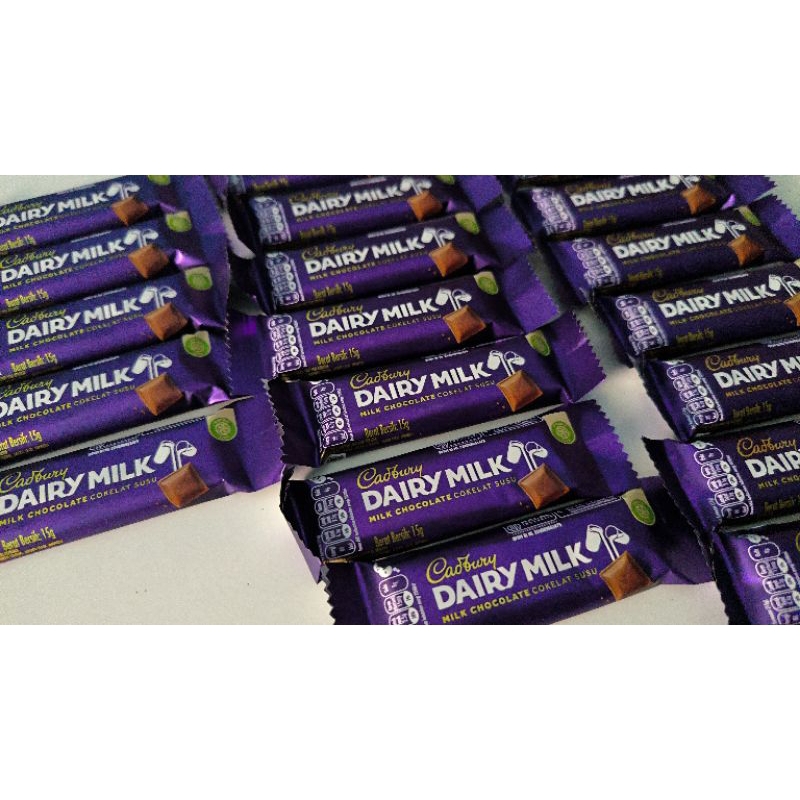 Jual Cadbury Dairy Milk mini 15gr coklat chocolate | Shopee Indonesia