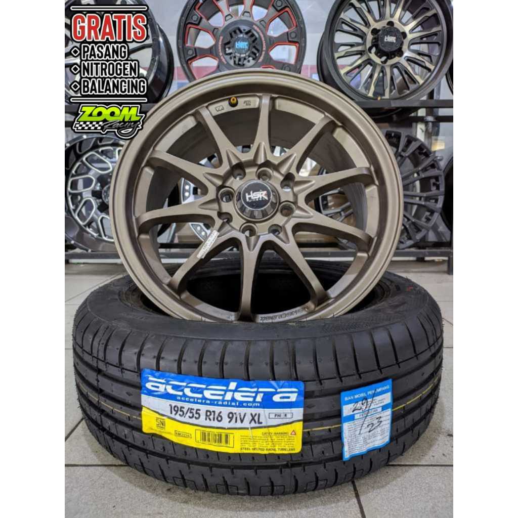 Jual Paket Velg Mobil Nissan Livina HSR HIROSHIMA R16x7 + Ban Accelera ...