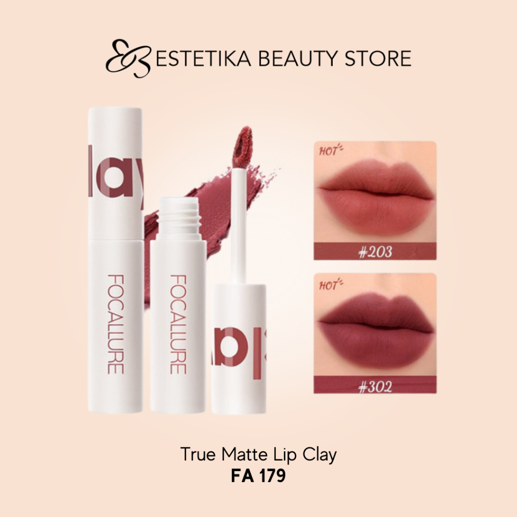 Jual Focallure TRUE MATTE LIP CLAY Lipcream FA179 | Shopee Indonesia Jual Focallure TRUE MATTE LIP CLAY Lipcream FA179 | Shopee Indonesia