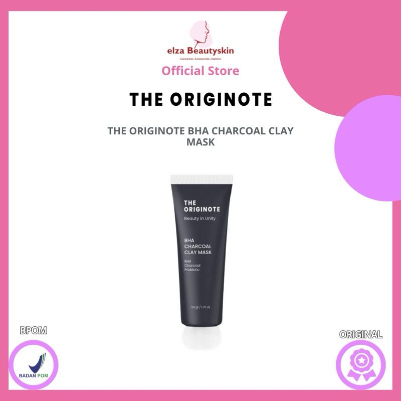 Jual THE ORIGINOTE BHA CHARCOAL CLAY MASK netto 50gr | Shopee Indonesia