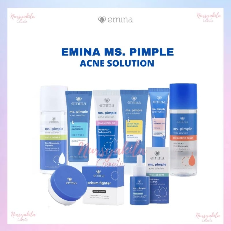 Jual Emina Ms. Pimple Acne Solution Series - Paket Lengkap Perawatan ...