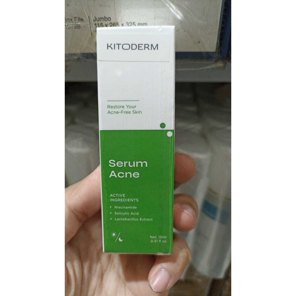 Jual KITODERM SERUM ACNE ( BOX ) | SERUM KULIT WAJAH BERJERAWAT BPOM ...