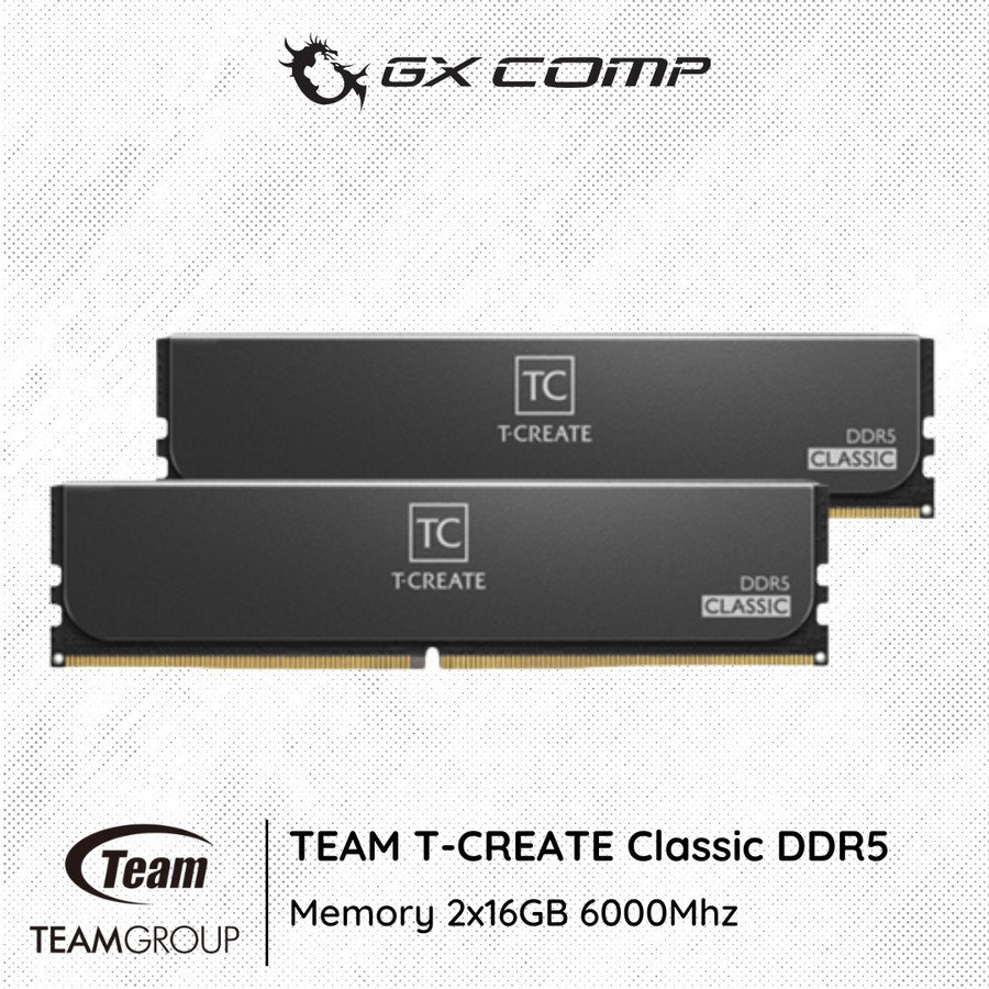 Jual Teamgroup Memory T-CREATE Classic DDR5 2x16GB 6000Mhz | Shopee ...