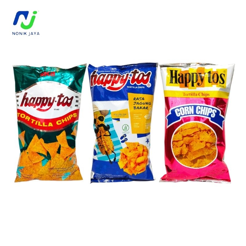 Jual Happy Tos Tortilla Chips Pack 140g | Shopee Indonesia