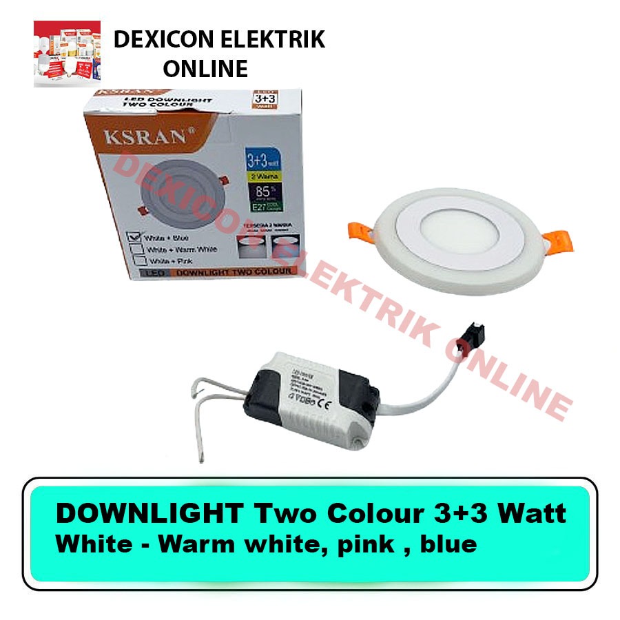 Jual LAMPU DOWNLIGHT GLASS LAMPU LED PLAFON INBOW CEILING LAMPU PANEL ...