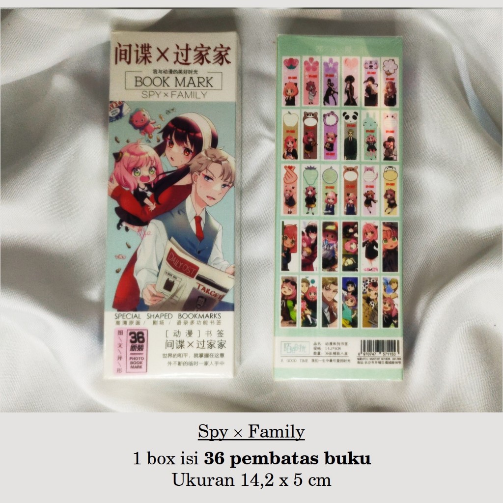 Jual [PER BOX] Pembatas Buku / Paper Bookmark Special Shaped Series 36 ...