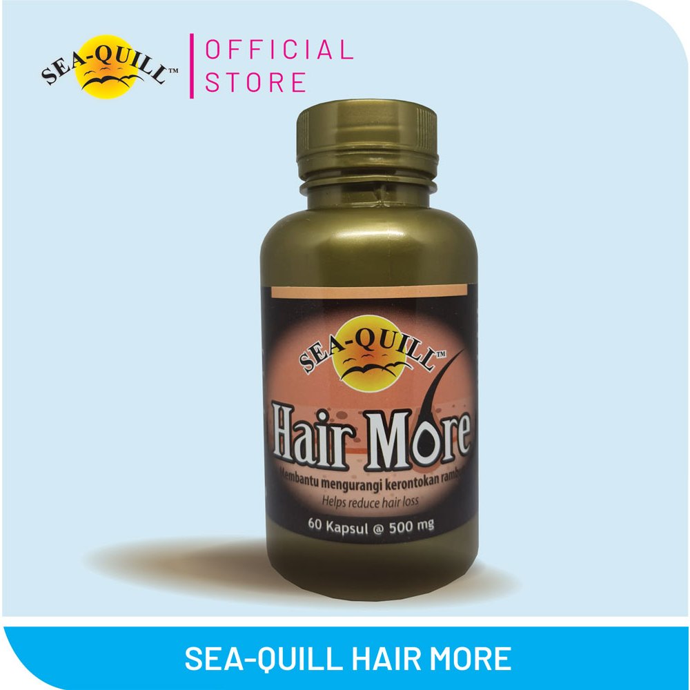 Jual Sea Quill HAIRMORE 60 kapsul untuk Kesehatan Rambut | Shopee Indonesia