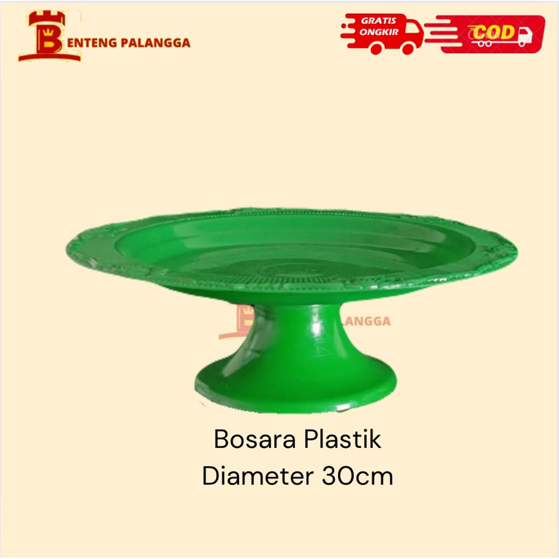 Jual (1BH) Kaki Bosara/ Piring Bosara Plastik /Piring Buah / Dish Fruit ...