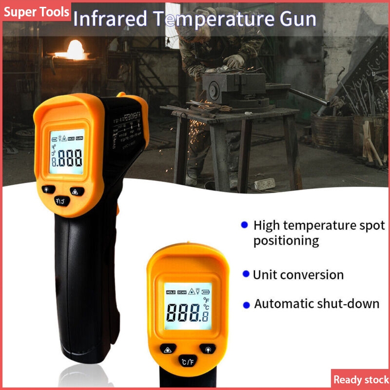 Jual Thermometer Digital Infrared Gun / Termometer Suhu Tubuh ...