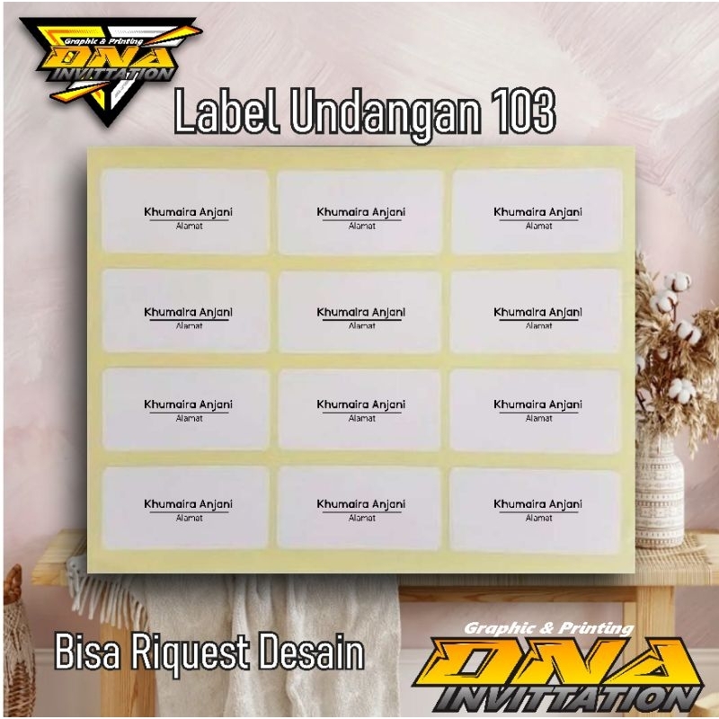 Jual Label Undangan label buku sekolah | Shopee Indonesia