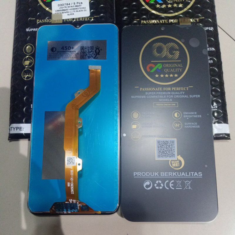 Jual LCD+TOUCHSCREEN INFINIX SMART 4/X653/SMART 4C/X653C/TECHNO POP 3/SPARK 4 LITE OG SUPER ...