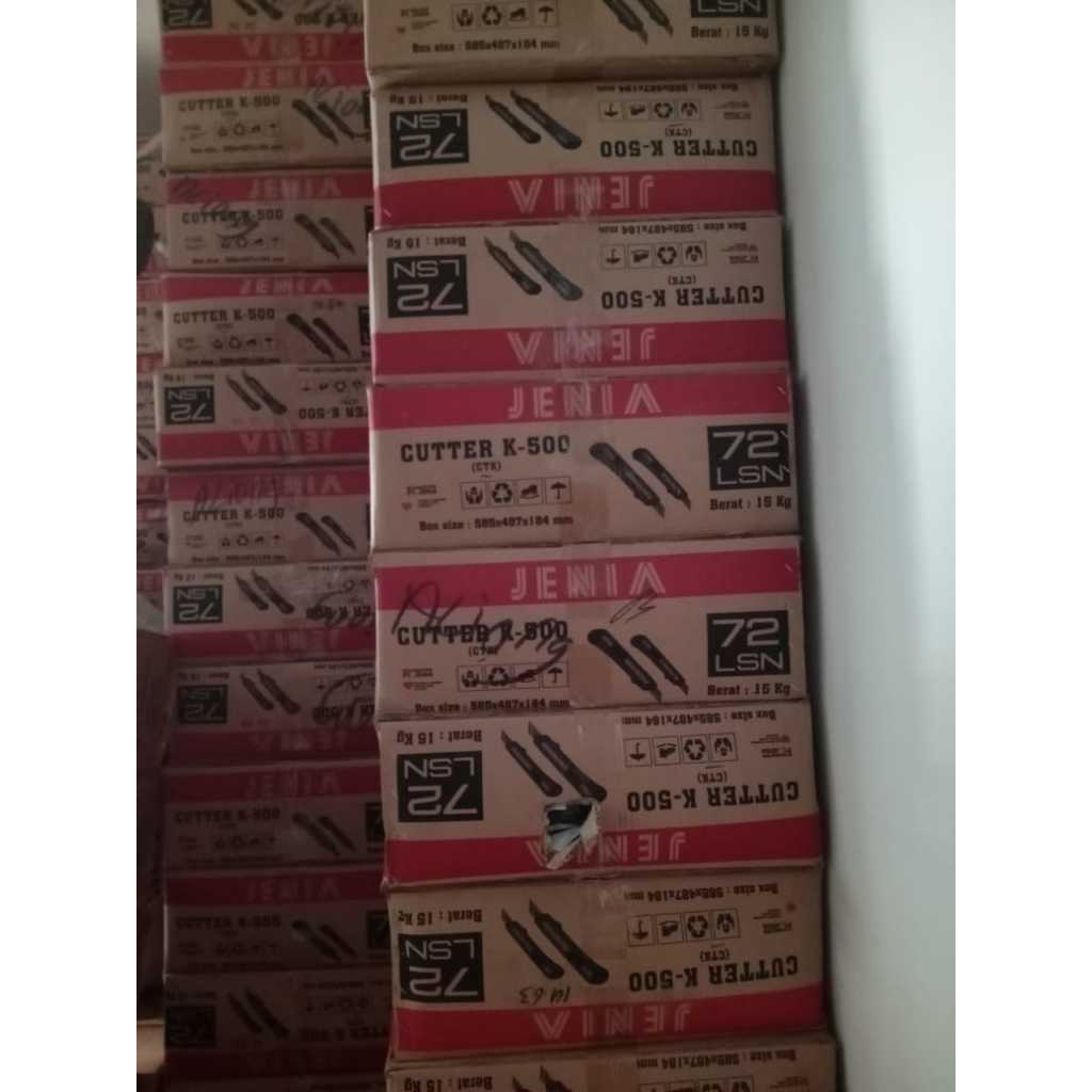 Jual 1 karton / dus / 720 pcs / ( 60 Lusin / renceng ) Pisau Cutter ...