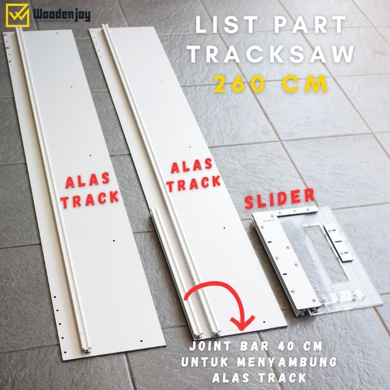 Jual TRACKSAW 130 cm 1.3 Meter 260 cm 2.6 Meter WOODENJOY UNIVERSAL ...