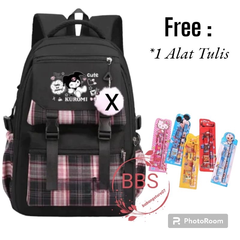 Jual TAS REMAJA KURUMIE BACKPACK TAS SEKOLAH ANAK PEREMPUAN SD SMP REMAJA MODEL TERBARU | Shopee ...