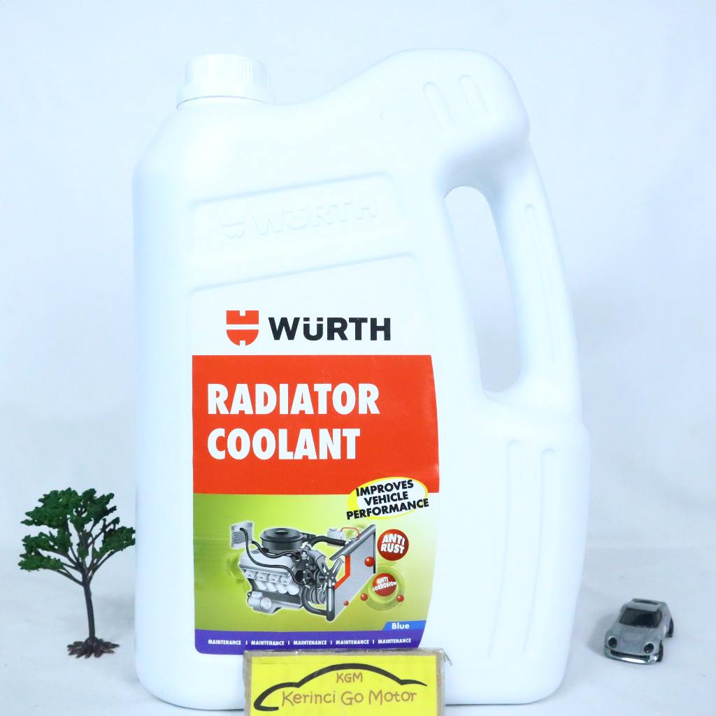 Jual Wurth Air Radiator Coolant Biru 5 Liter Cairan Pendingin Mobil ...