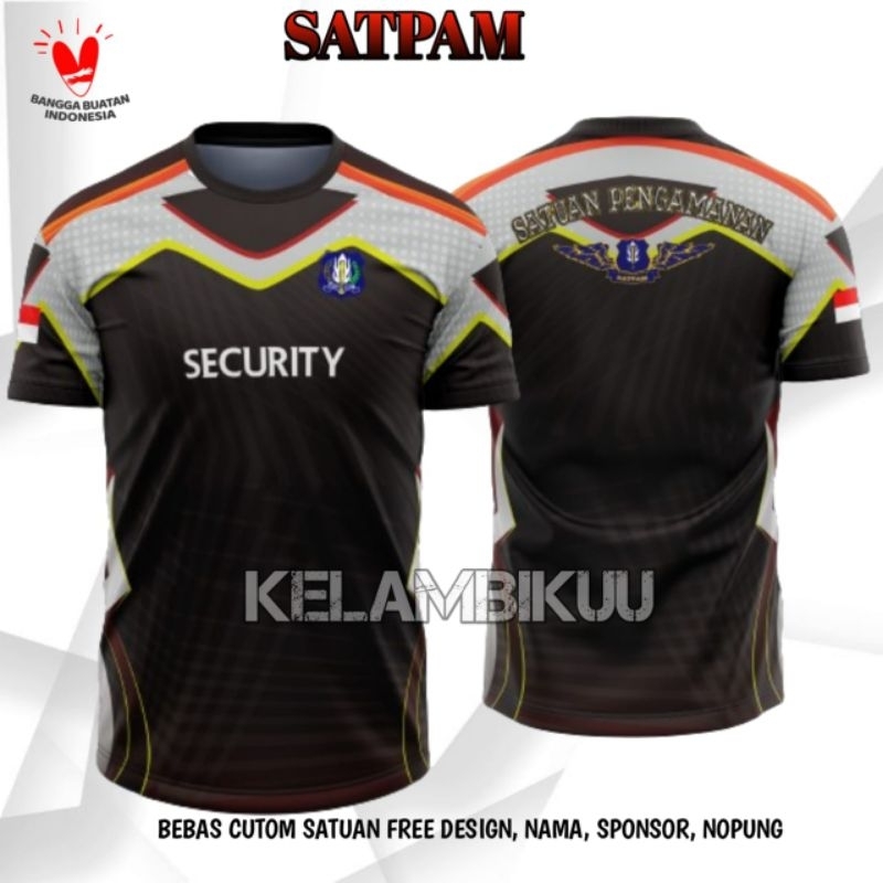 Jual JERSEY SECURITY TERBARU/BAJU KAOS SATPAM MURAH/JERSEY SATPAM ...