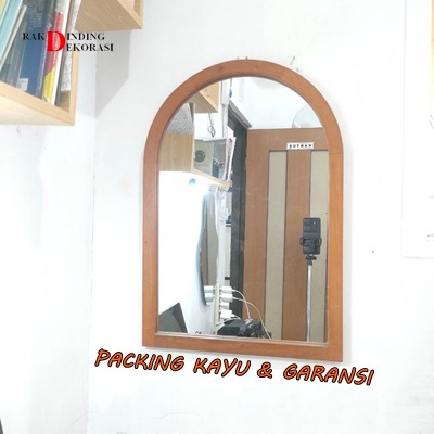 Jual Cermin Lis Kayu Dinding Bingkai Frame Kayu Bulat Capsul Kapsul ...