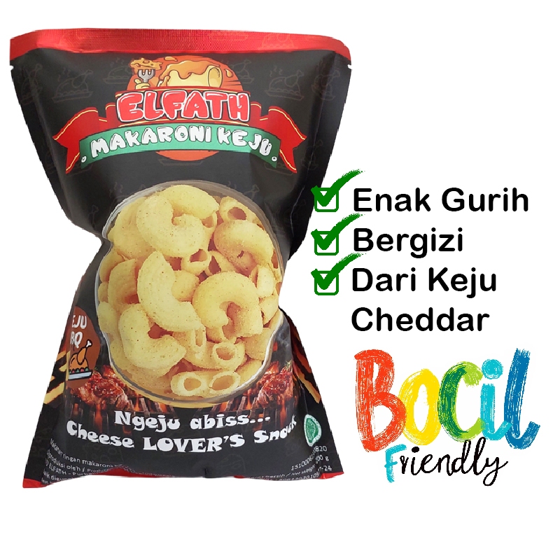 Jual ELFATH Makaroni Keju rasa Barbeque | Shopee Indonesia