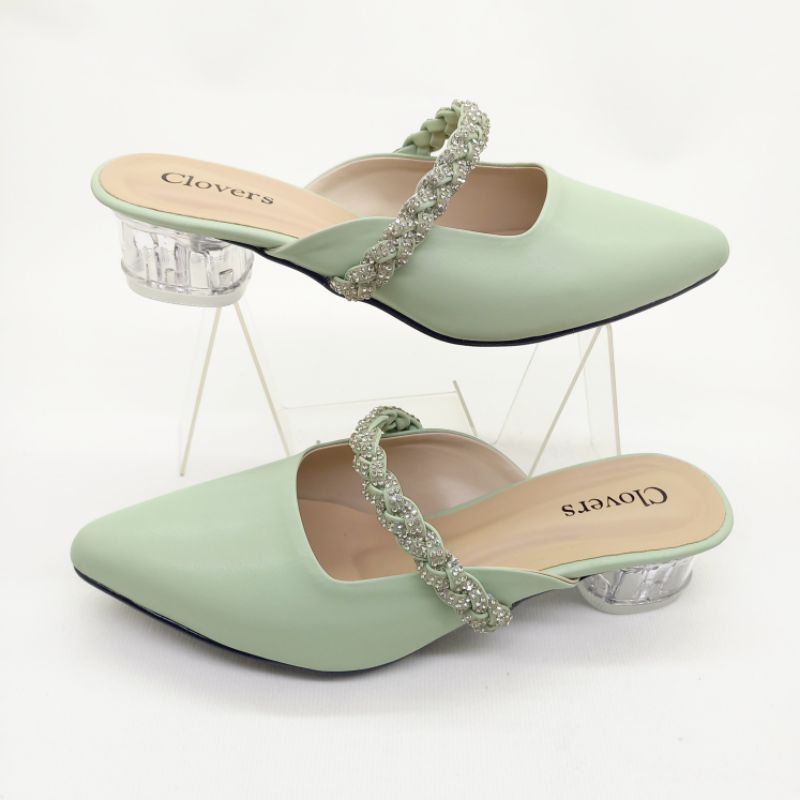 Jual Clovers Shoes Sandal Pesta Pernikahan Wanita Sandal Harian Formal ...