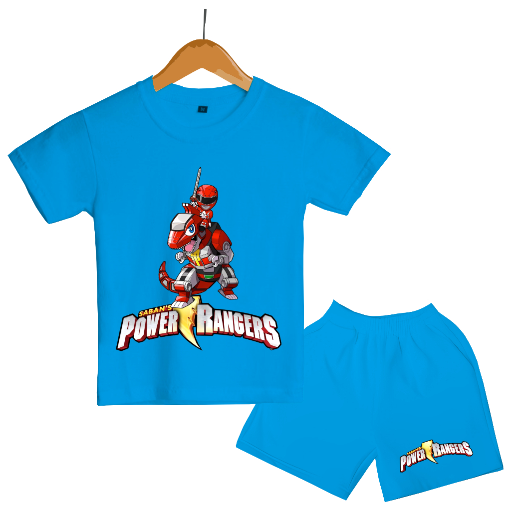 Jual Lexander Fashion Setelan Anak Cewek Cowo Power Rangers Merah ...