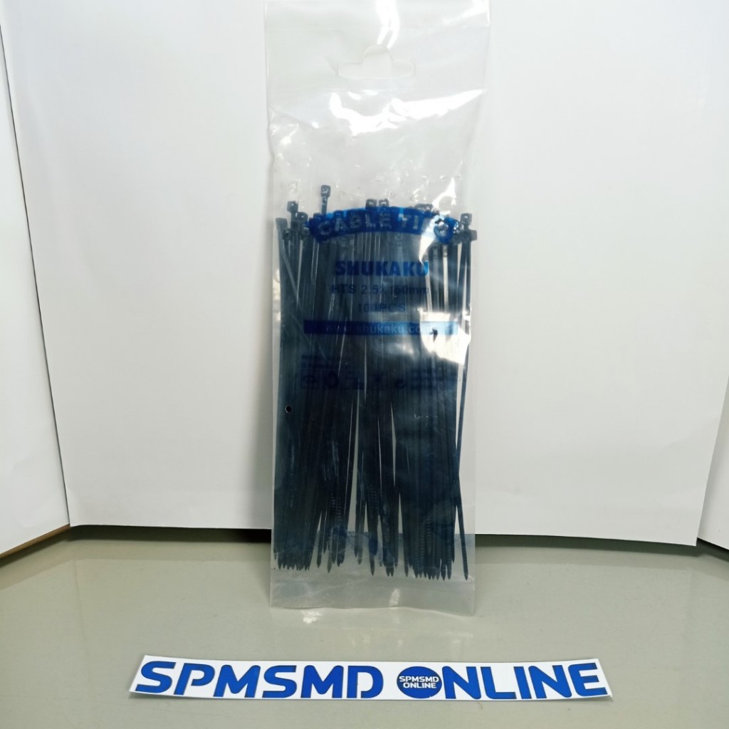 Jual CABLE TIES HITAM - A - 2,5 X 150 - 100 PCS / PACK SHUKAKU | Shopee ...