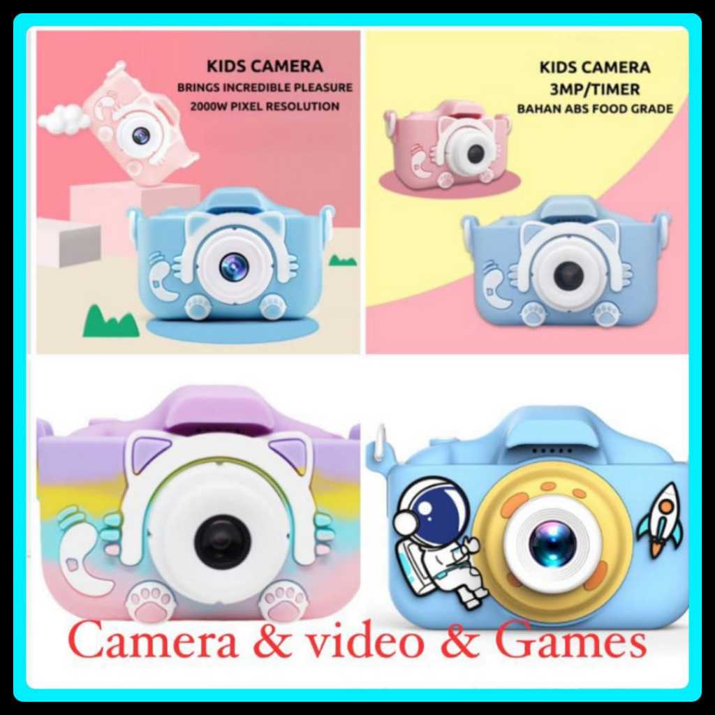Jual Kamera Anak Mini Digital Mini Camera For Kids Games Foto Video ...