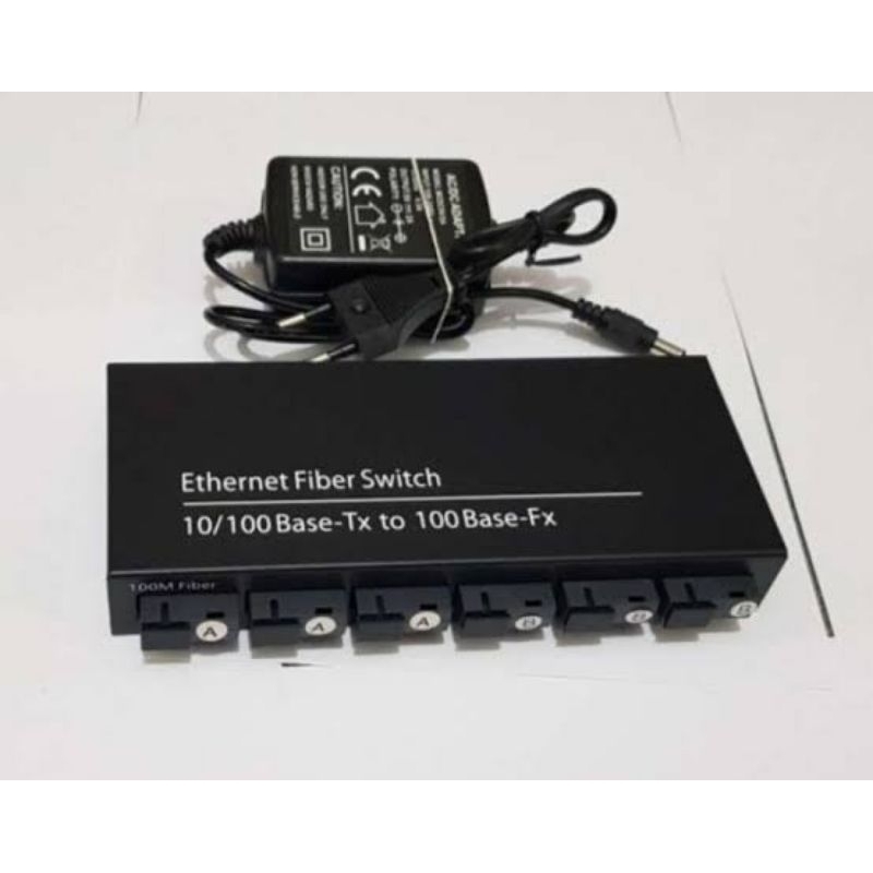 Jual HTB Converter 6Fo 2Lan bekas normal + adaptor | Shopee Indonesia