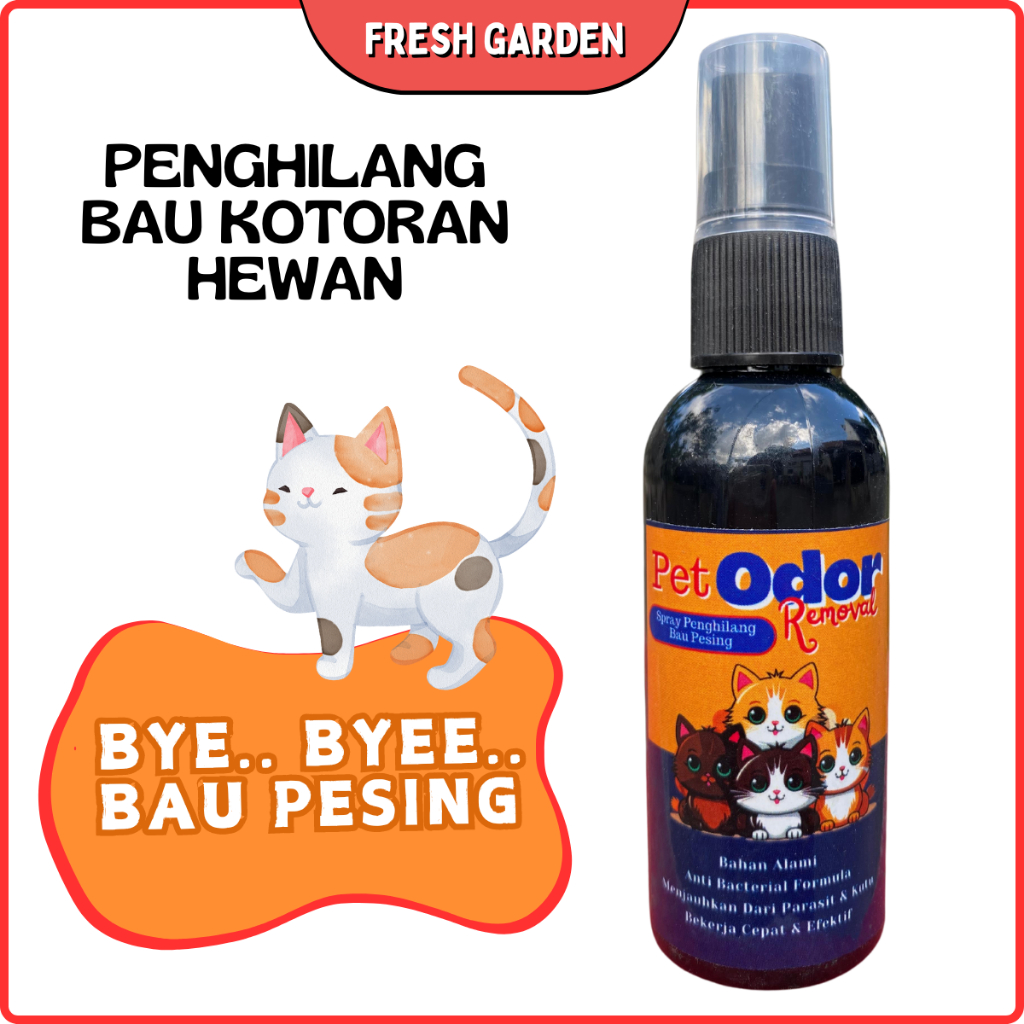 Jual Spray Penghilang Bau Pesing Pipis Kucing Anjing Spray Pengusir ...