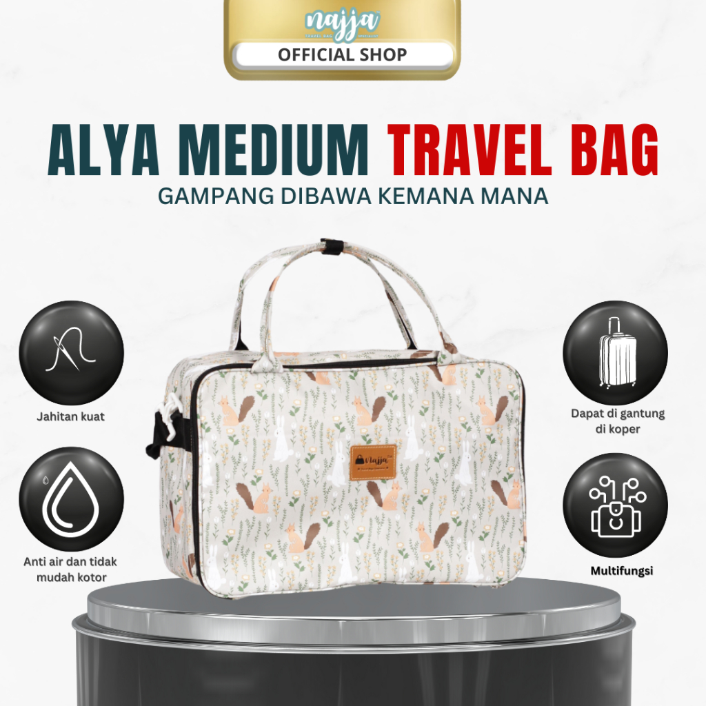 Jual Tas Travel ALYA BAG by Najja - Tas Trevel Koper Bepergian Piknik ...