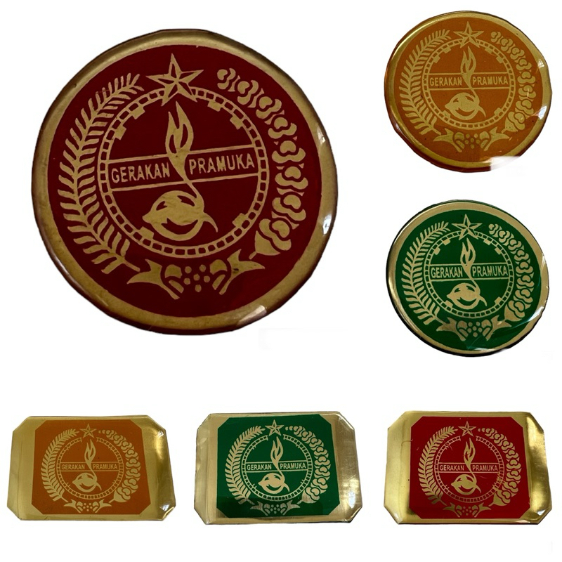 Jual Pin Tantop Topi Pramuka Siaga Penggalang Pembina Bahan Fiber Dan ...