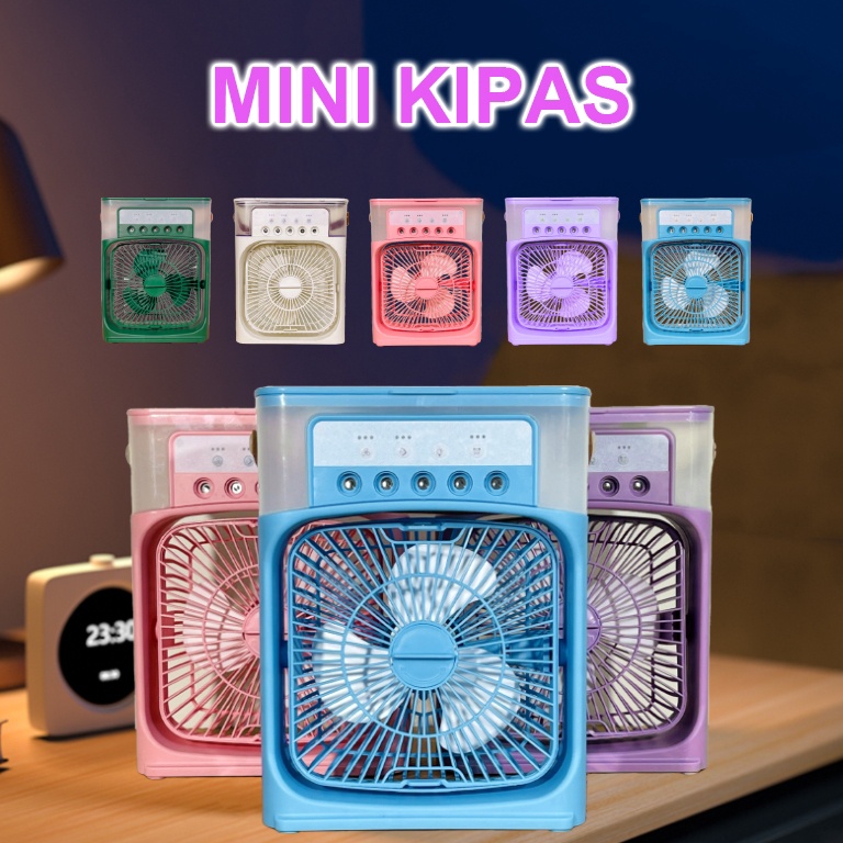 Jual KODE Q17F KIPAS PENDINGIN MINI AC PORTABLE MOBIL FAN DAN RUANGAN ...
