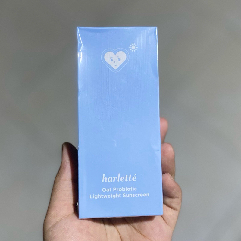 Jual (READY 1 PCS) Harlette Oat Probiotic Lightweight Sunscreen SPF 50 ...