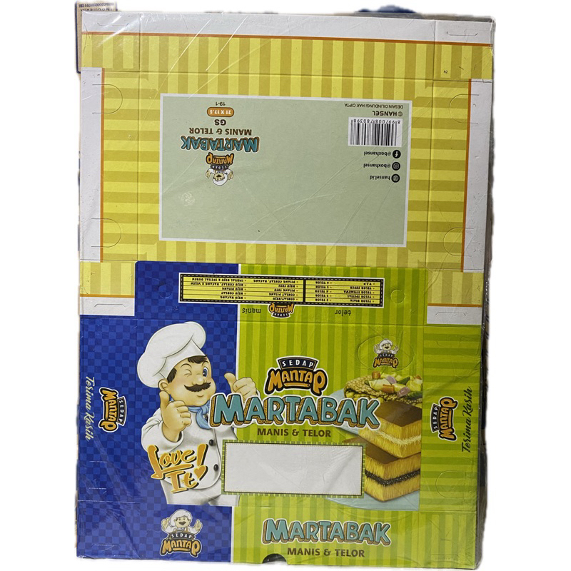 Jual BOX MARTABAK UKURAN 13,5 X 21 CM ~ 1 PAK ( ISI 100 PCS ) | Shopee ...
